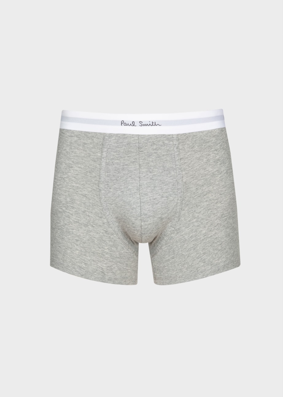 Long Grey Boxer Briefs Three Pack
