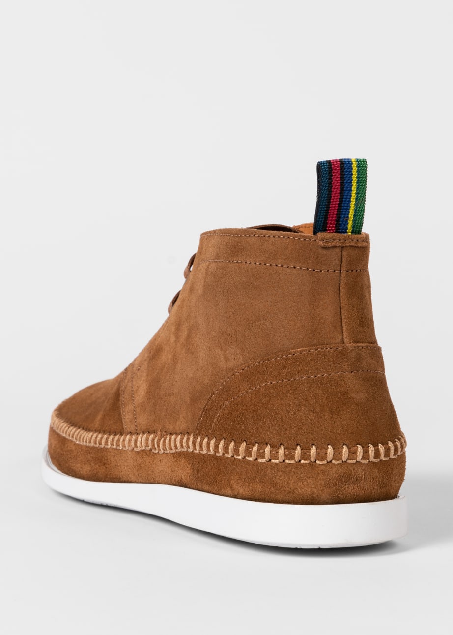 Tan Suede Leather 'Neon' Boots