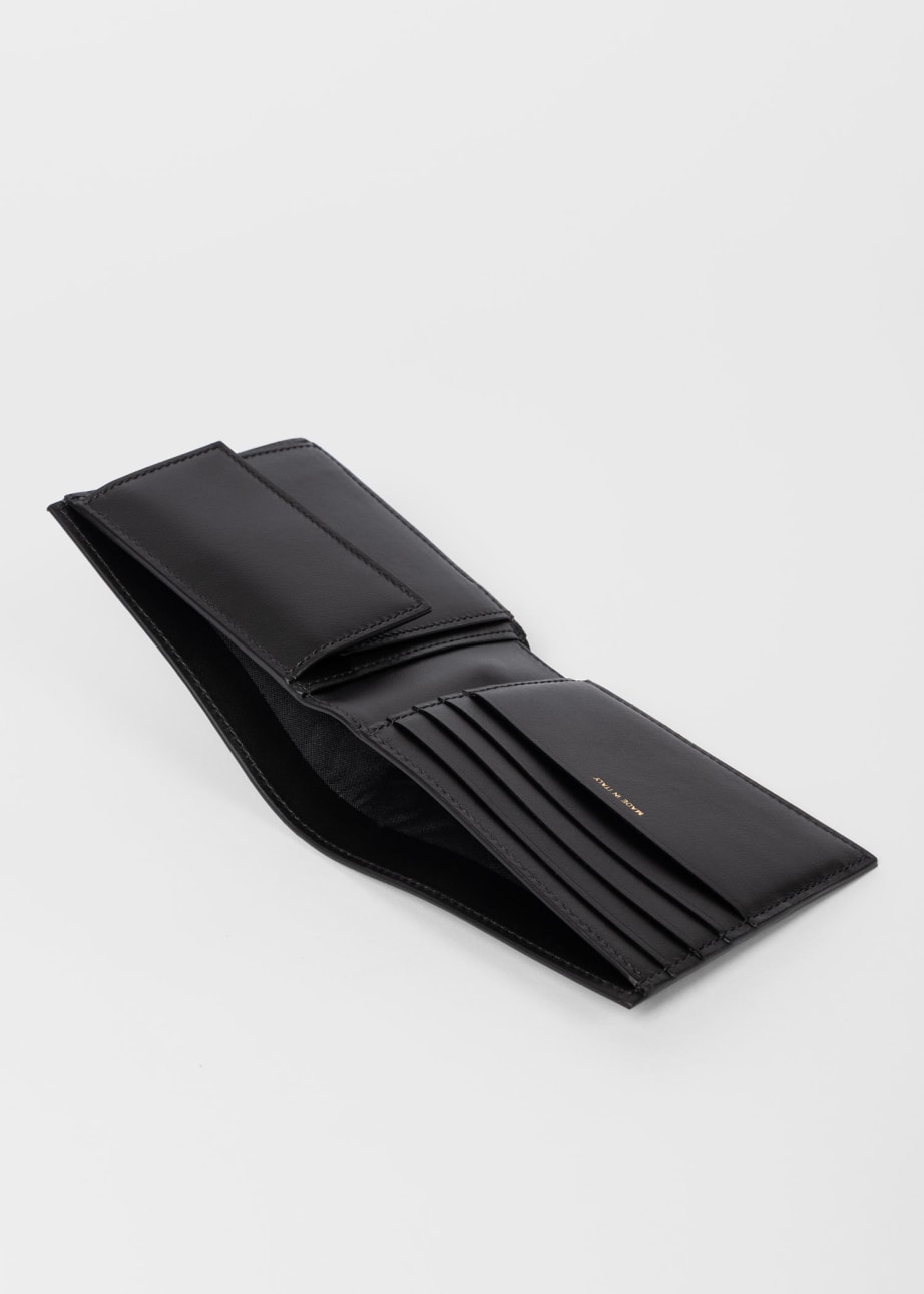 Men's Black 'Signature Stripe Block' Billfold Wallet