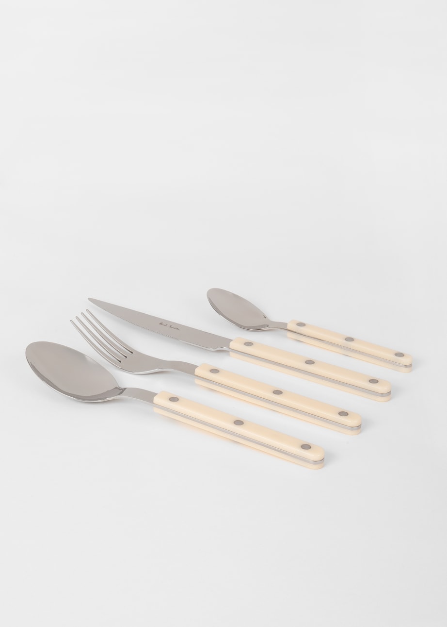 Ivory 4 Piece 'Bistrot' Cutlery Set - Sabre x Paul Smith