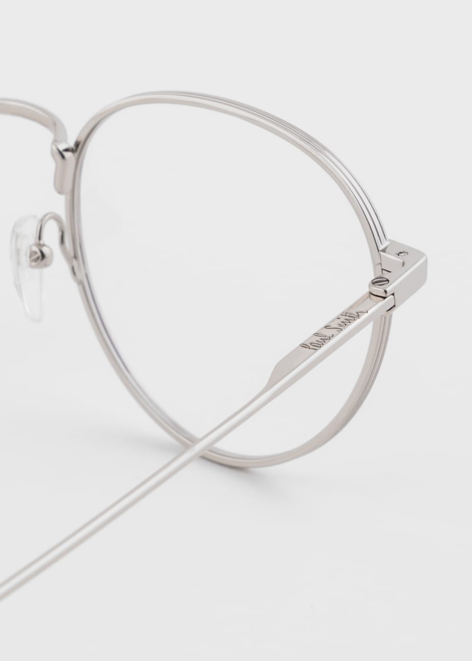 Silver and Blue 'Hoxton' Spectacles