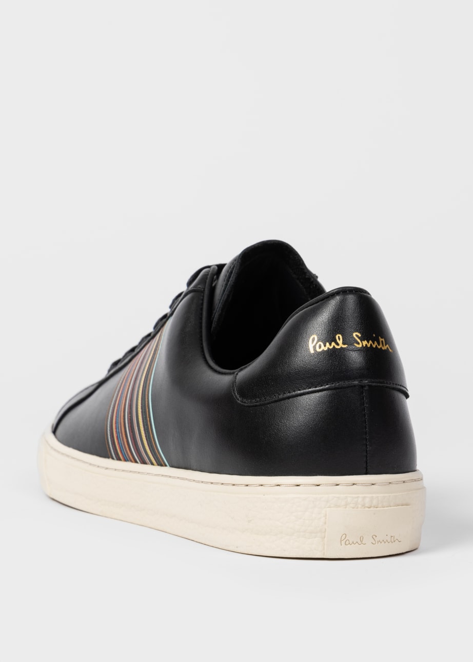 Men's Black Leather 'Hansen' Sneakers
