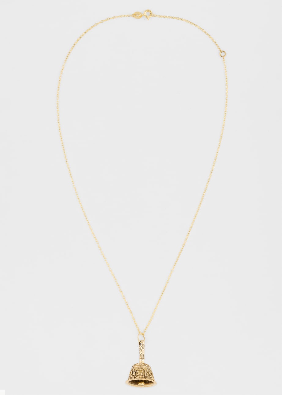 'Bell' Vintage Gold Necklace by Baroque Rocks