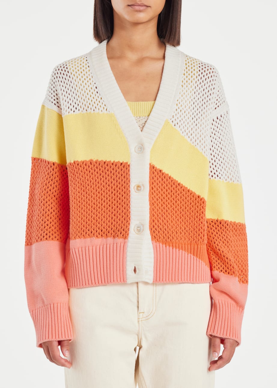 Women's Ecru Crochet 'Sunray' Cardigan Paul Smith