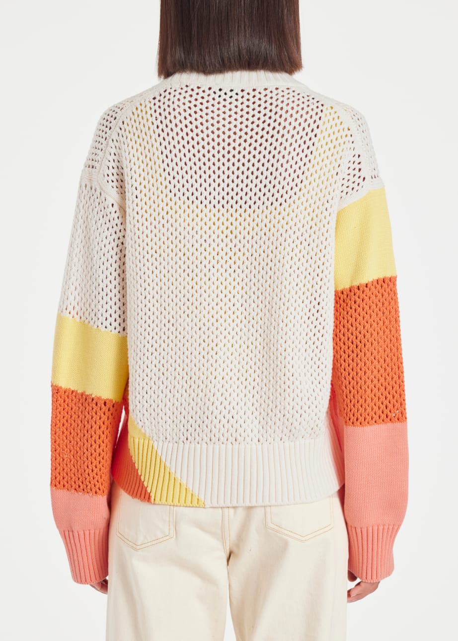 Women's Ecru Crochet 'Sunray' Cardigan Paul Smith