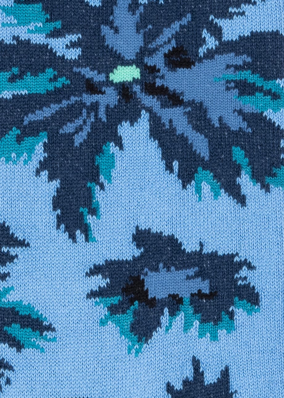 Men's Blue 'Palmera' Socks