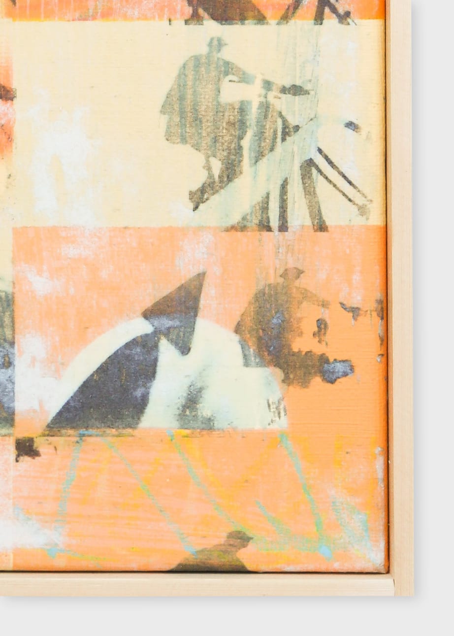 'BIKING #2' 2023, Original Framed Artwork by Harry Cartwright