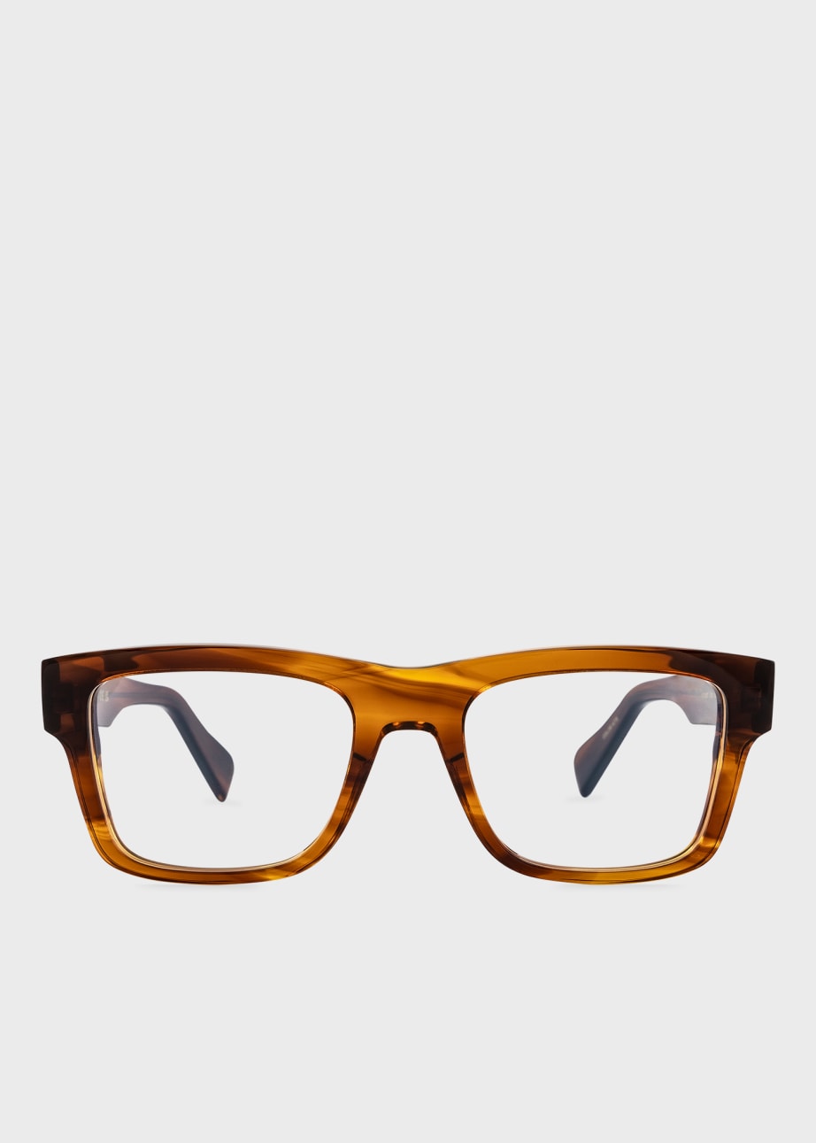 Striped Brown 'Kimpton' Spectacles