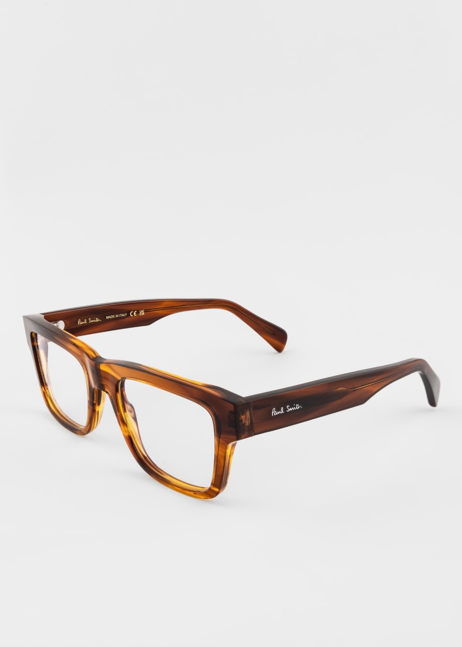 Striped Brown 'Kimpton' Spectacles