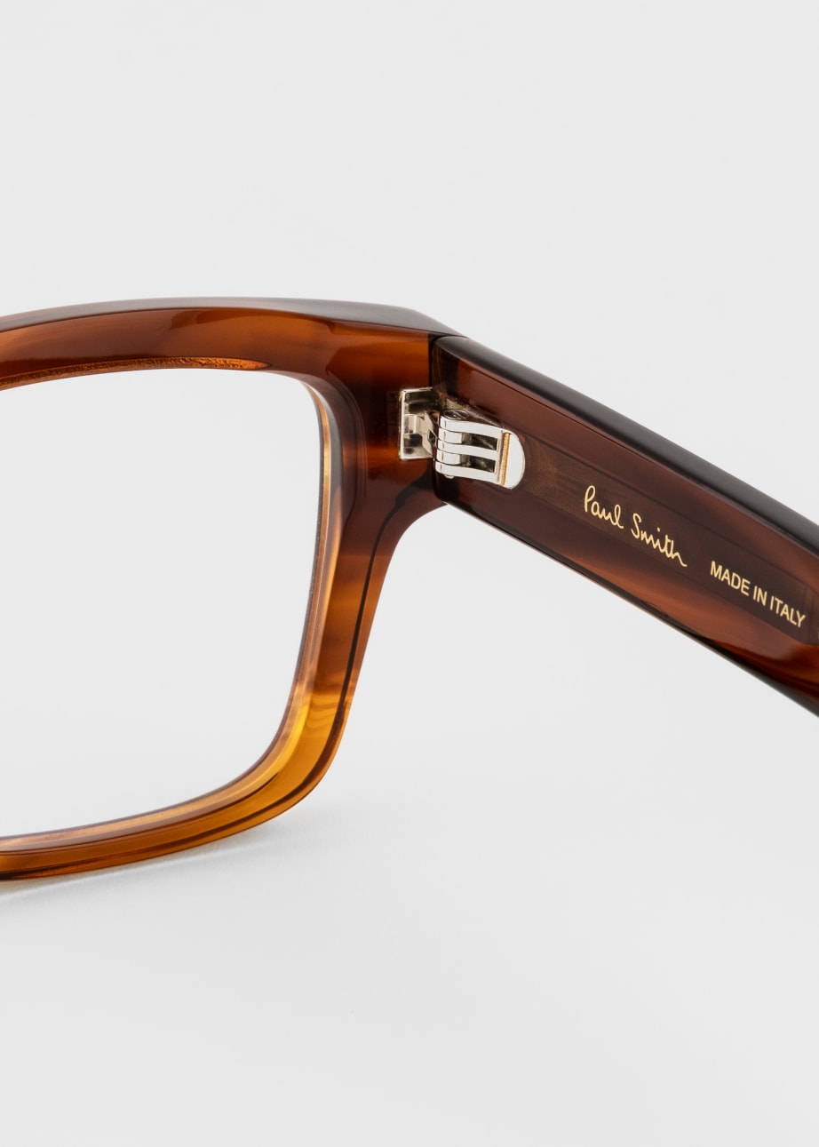 Striped Brown 'Kimpton' Spectacles