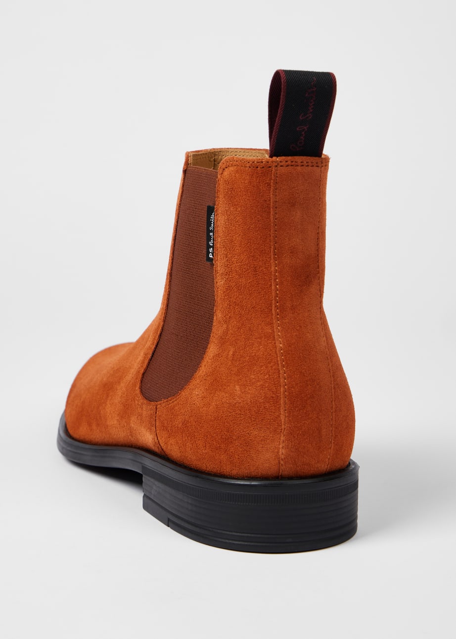 Men's Burnt Orange Suede 'Cedric' Boots