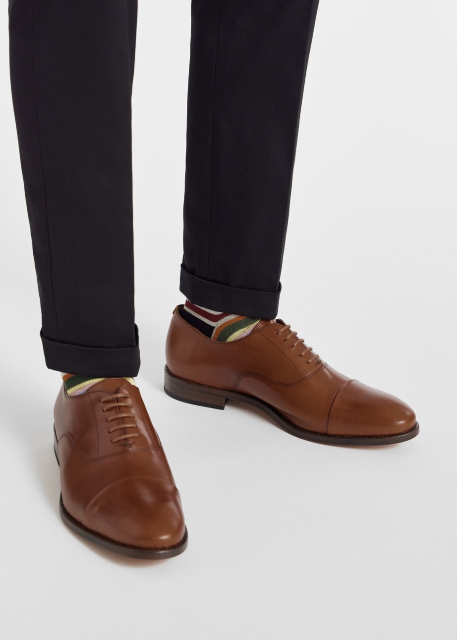 Men's Tan Leather 'Bari' Shoes