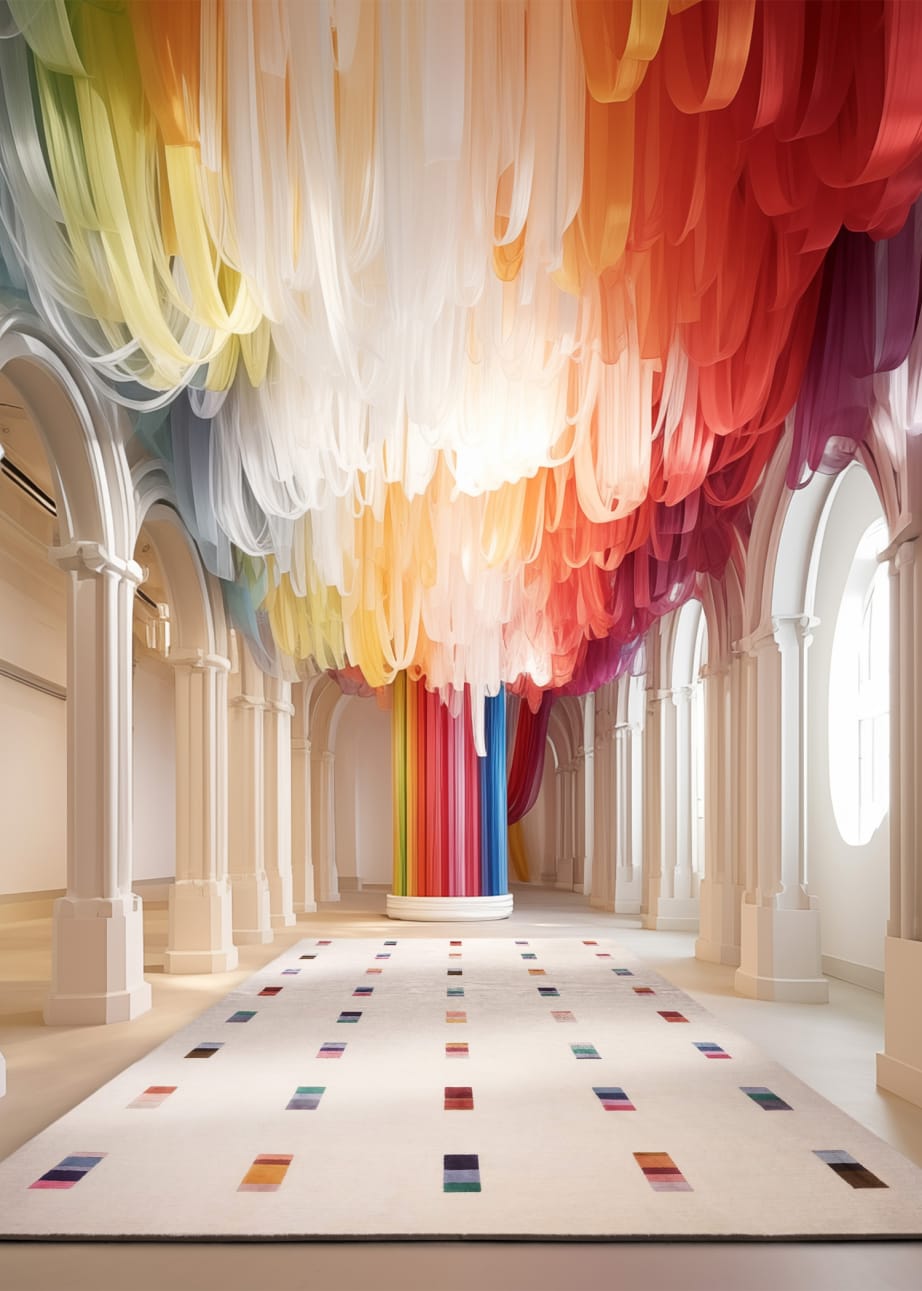 Paul Smith for The Rug Company - Spectra Wool & Silk Rug