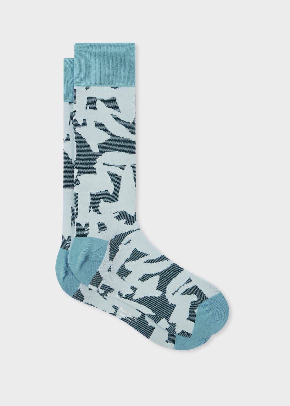 Men's Light Blue 'Marks' Socks