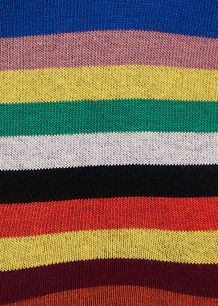 Cobalt Blue Stripe Tipping Socks