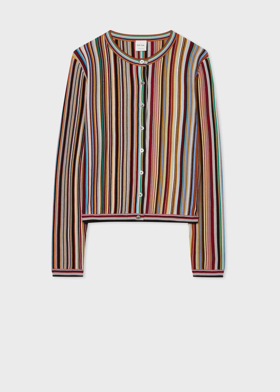 Women's 'Signature Stripe' Cardigan