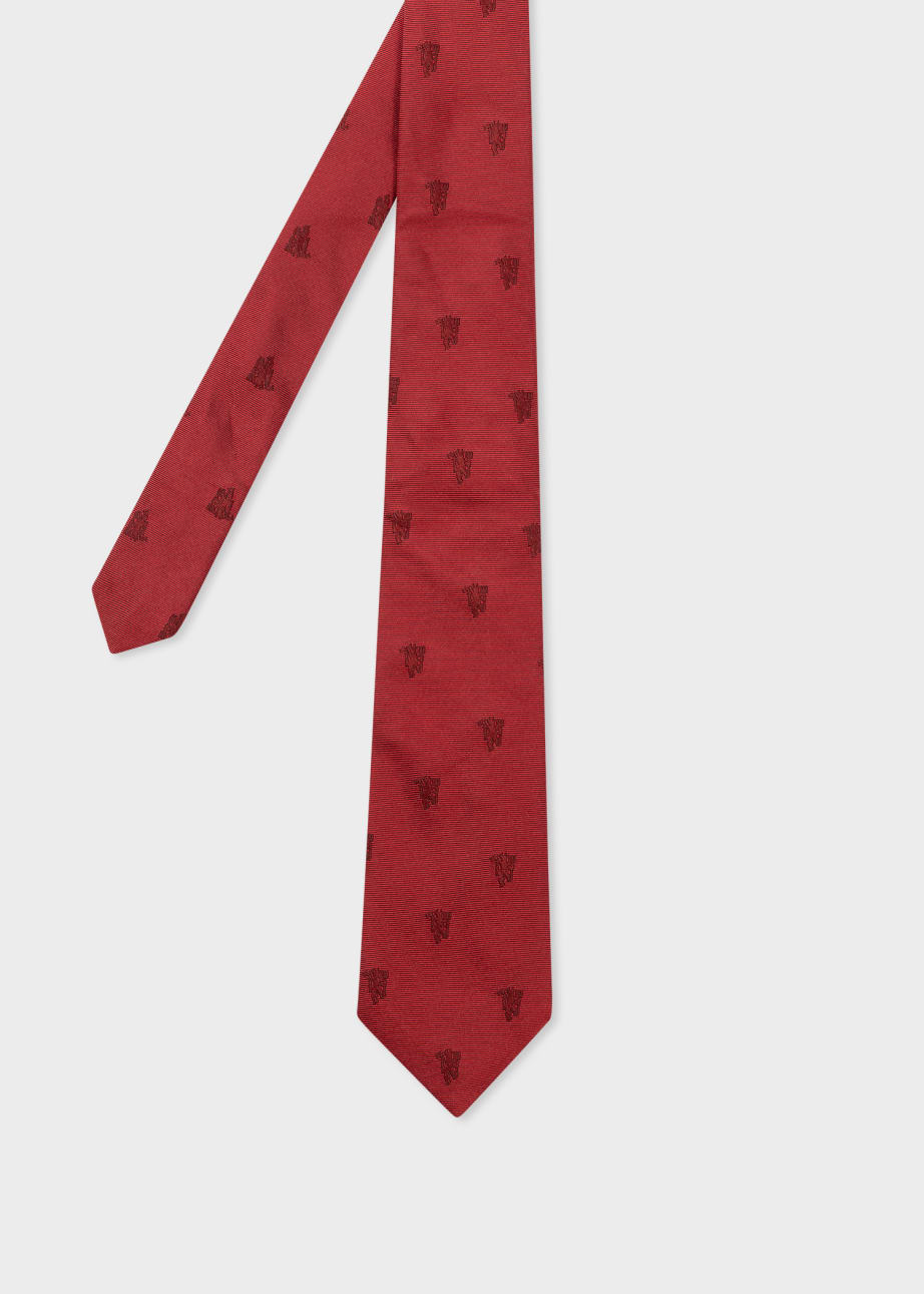 Paul Smith & Manchester United - 'Red Devil' Silk Tie