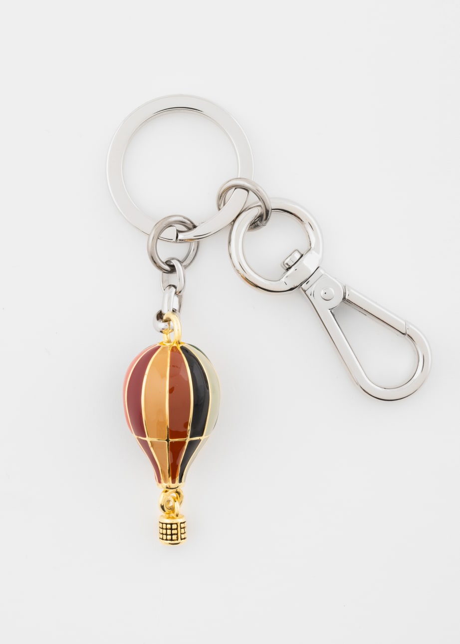 'Artist Stripe' Hot Air Balloon Keyring