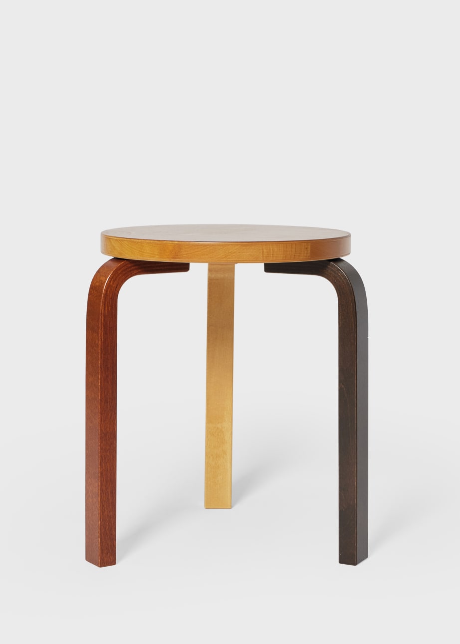 Artek Reimagined by Paul Smith - Four Colour-Stained Stool 60