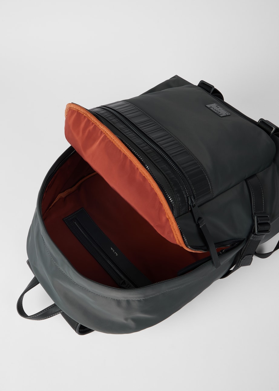 Grey 'Shadow Stripe' Backpack