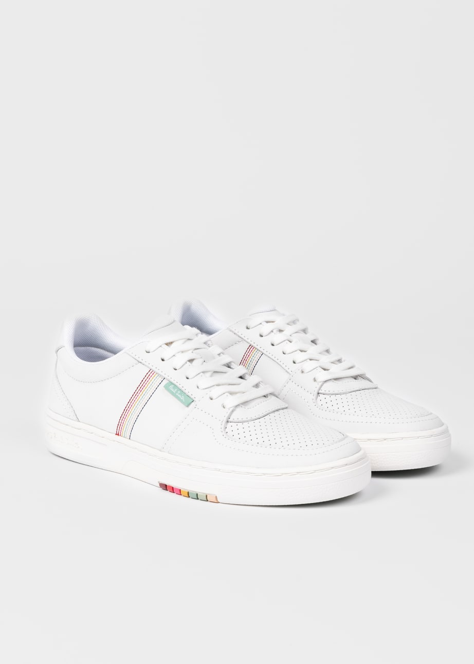 Women's White 'Margate' Retro Trainers