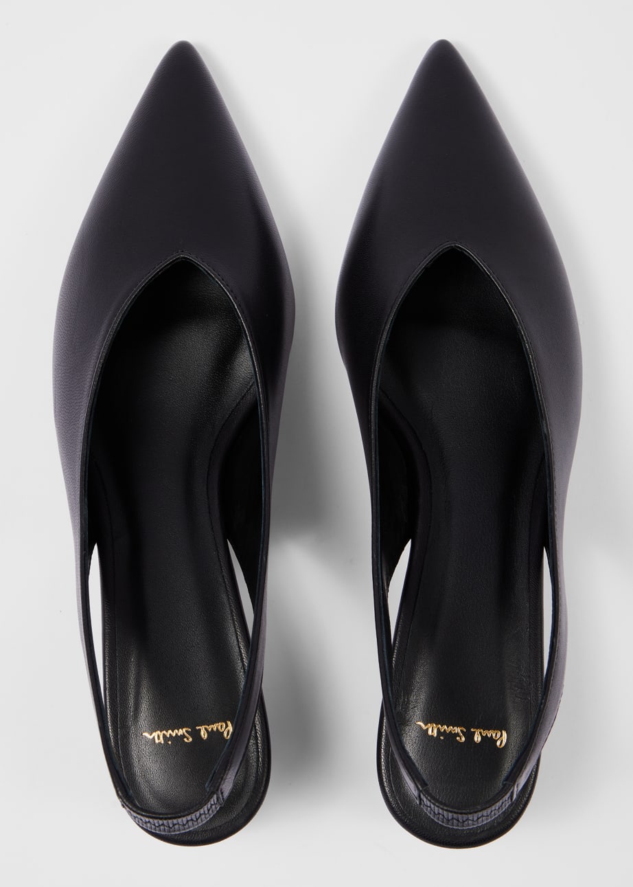 Women's Black 'Elfin' Slingback Ball Heels