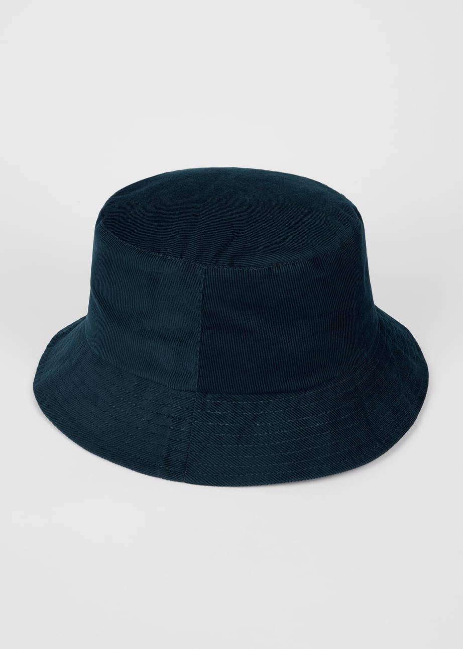 Navy Cord Bucket Hat
