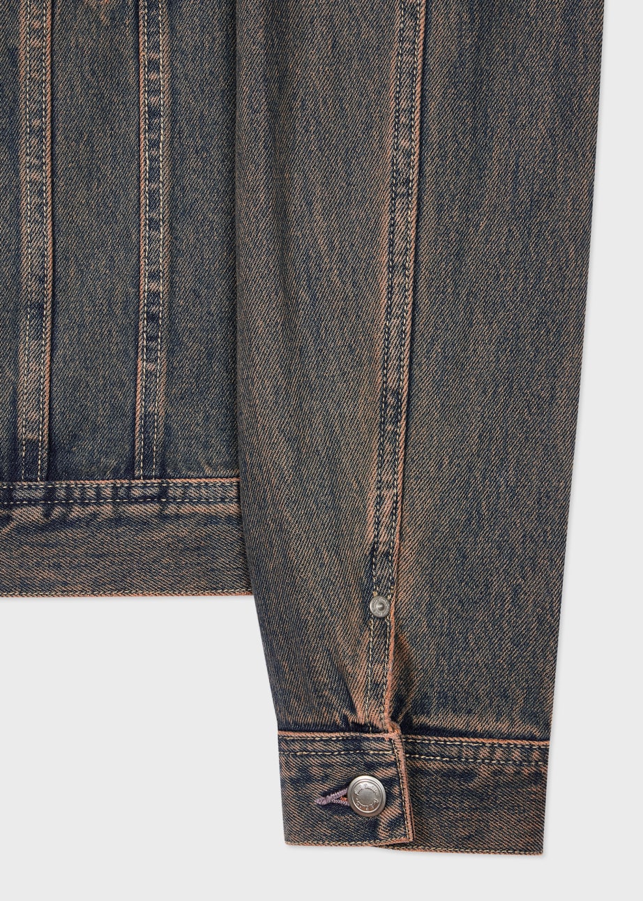 Men's Mauve Overdyed Denim Jacket