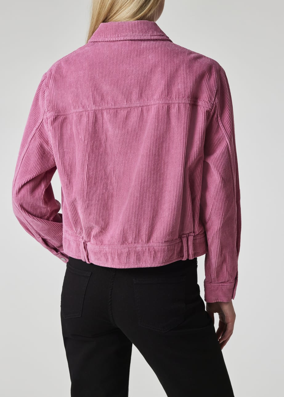 Women's Pink Corduroy Chore Jacket