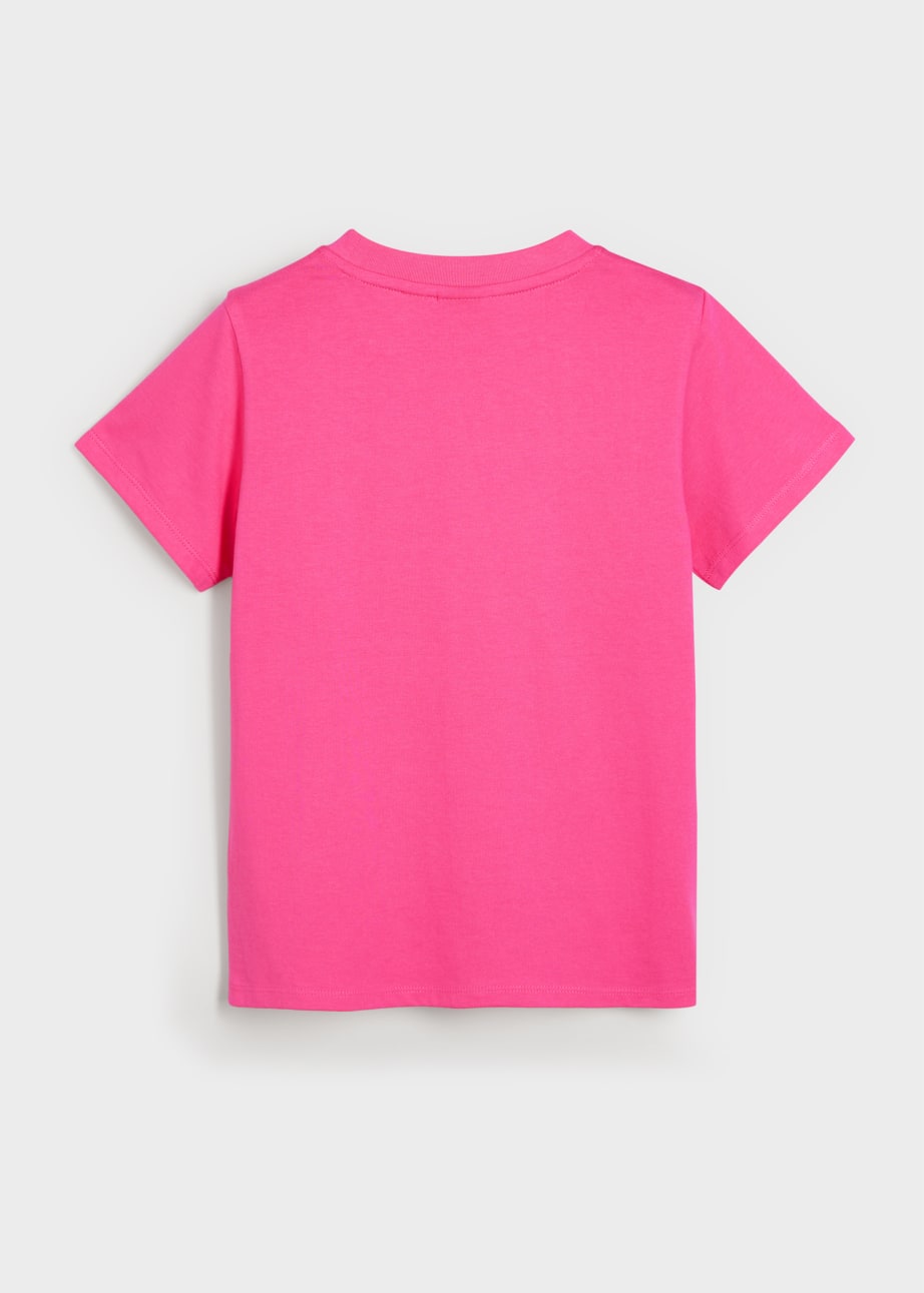 2-13 Years Pink & White Zebra Logo T-Shirts 3 Pack