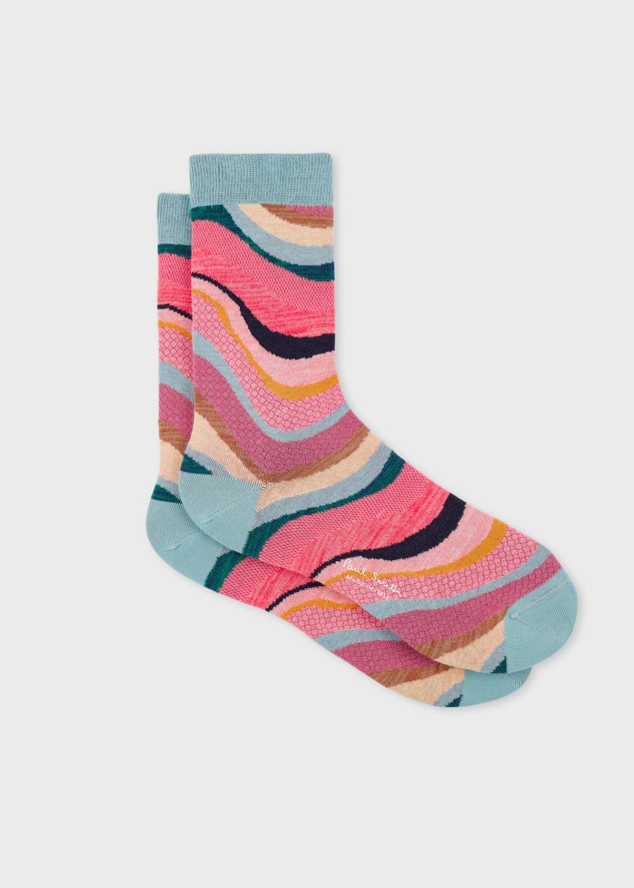 Women's Pastel 'Swirl' Textured Socks