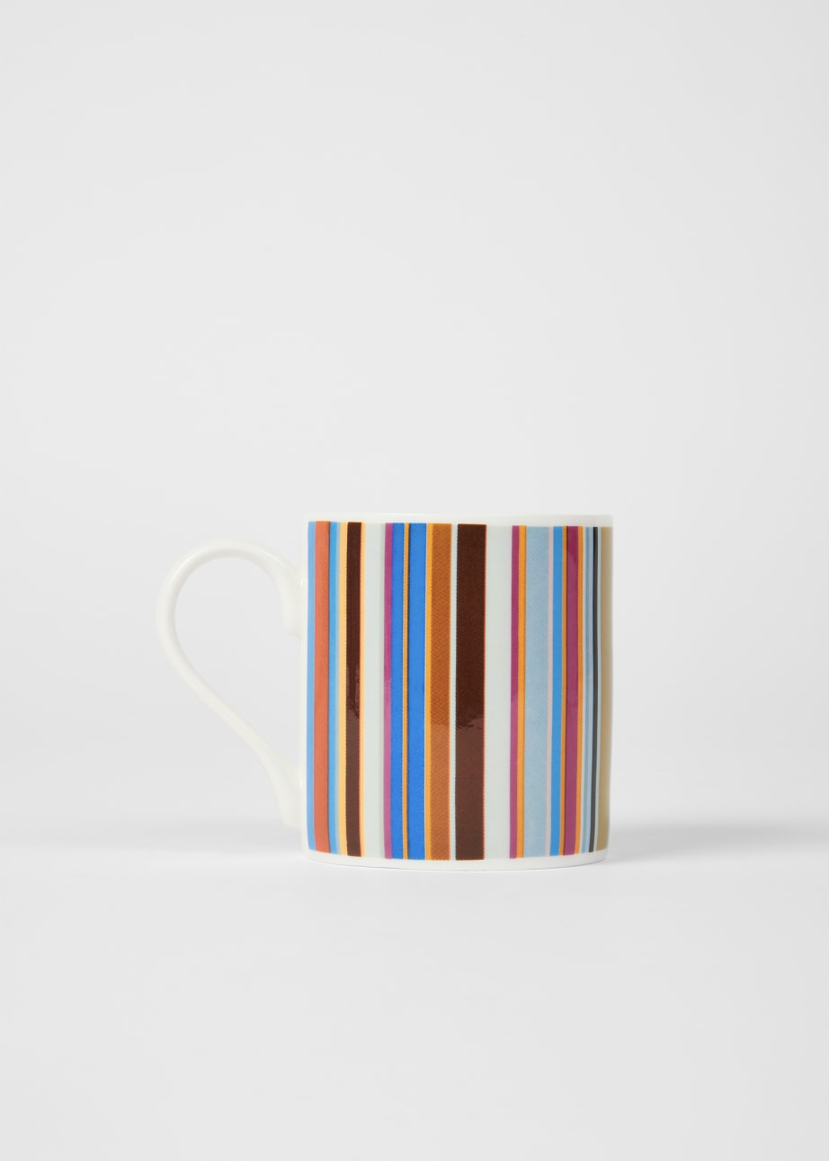 'Signature Stripe' Bone China Mug