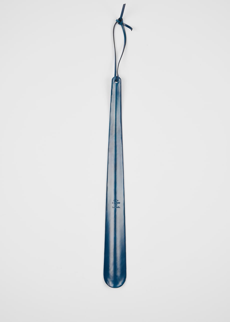 Il Bussetto for Paul Smith - Poseidon Blue Leather Big Shoehorn