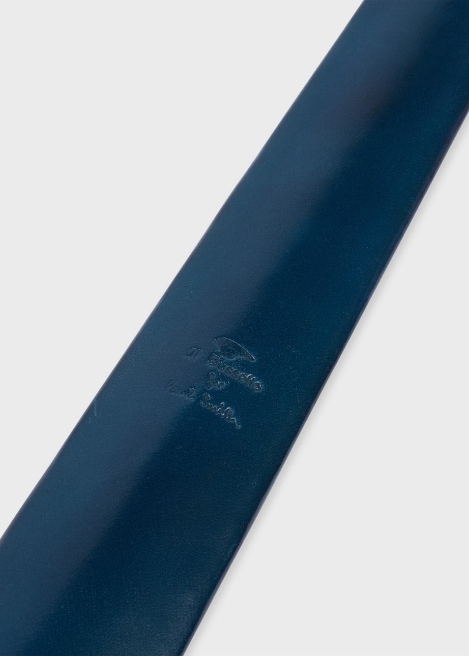 Il Bussetto for Paul Smith - Poseidon Blue Leather Big Shoehorn