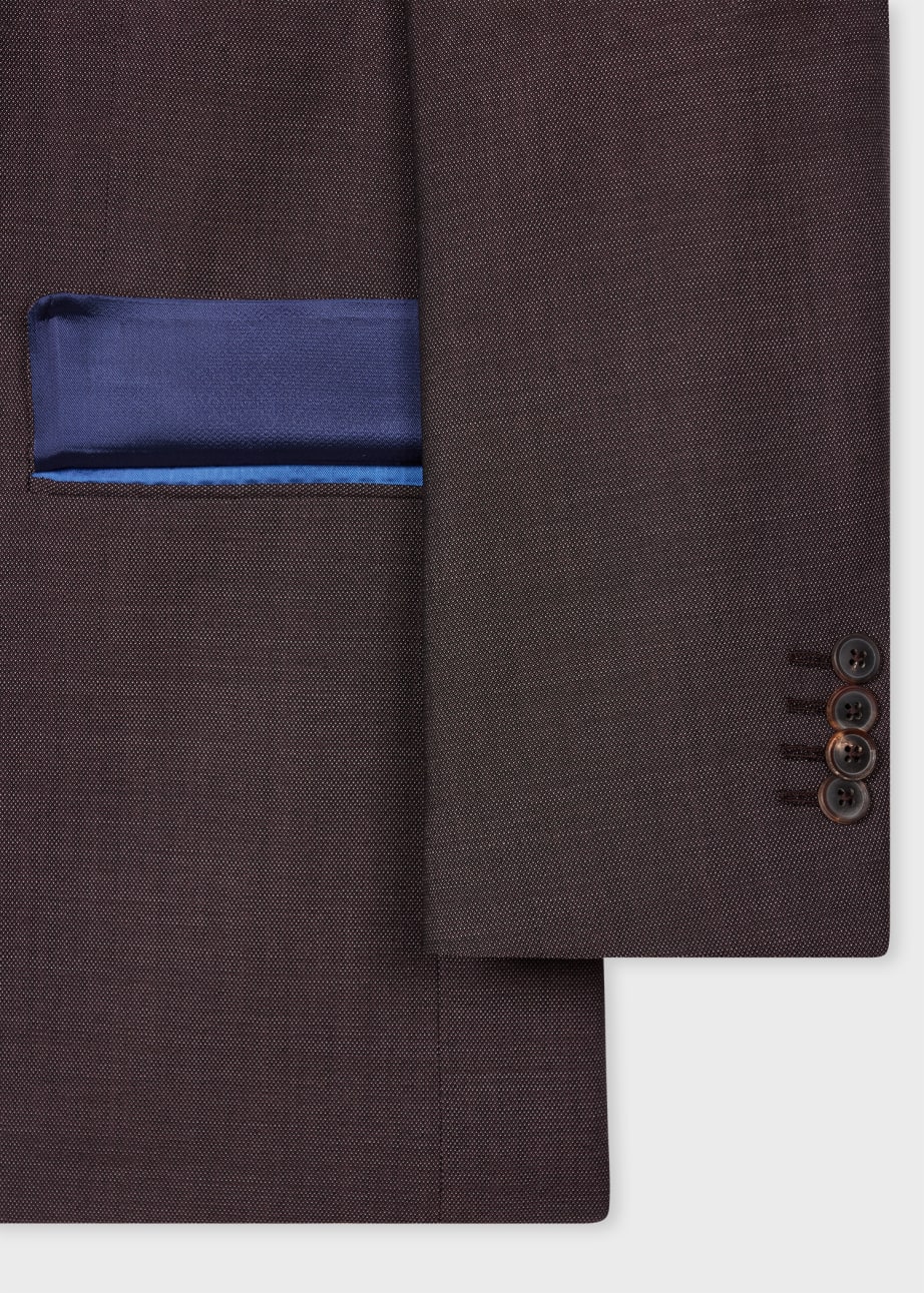 The Soho - Tailored-Fit Brown Wool Suit