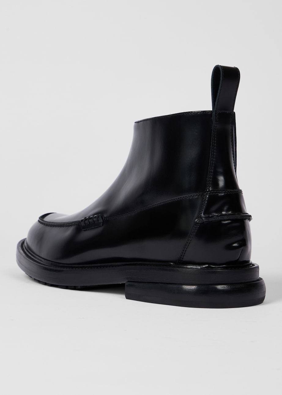 Men's Black Leather 'Garth' Boots