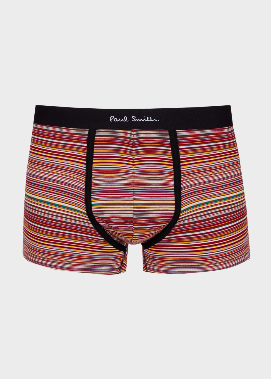 Men's Mixed 'Signature Stripe' and Pattern Boxer Briefs Seven Pack