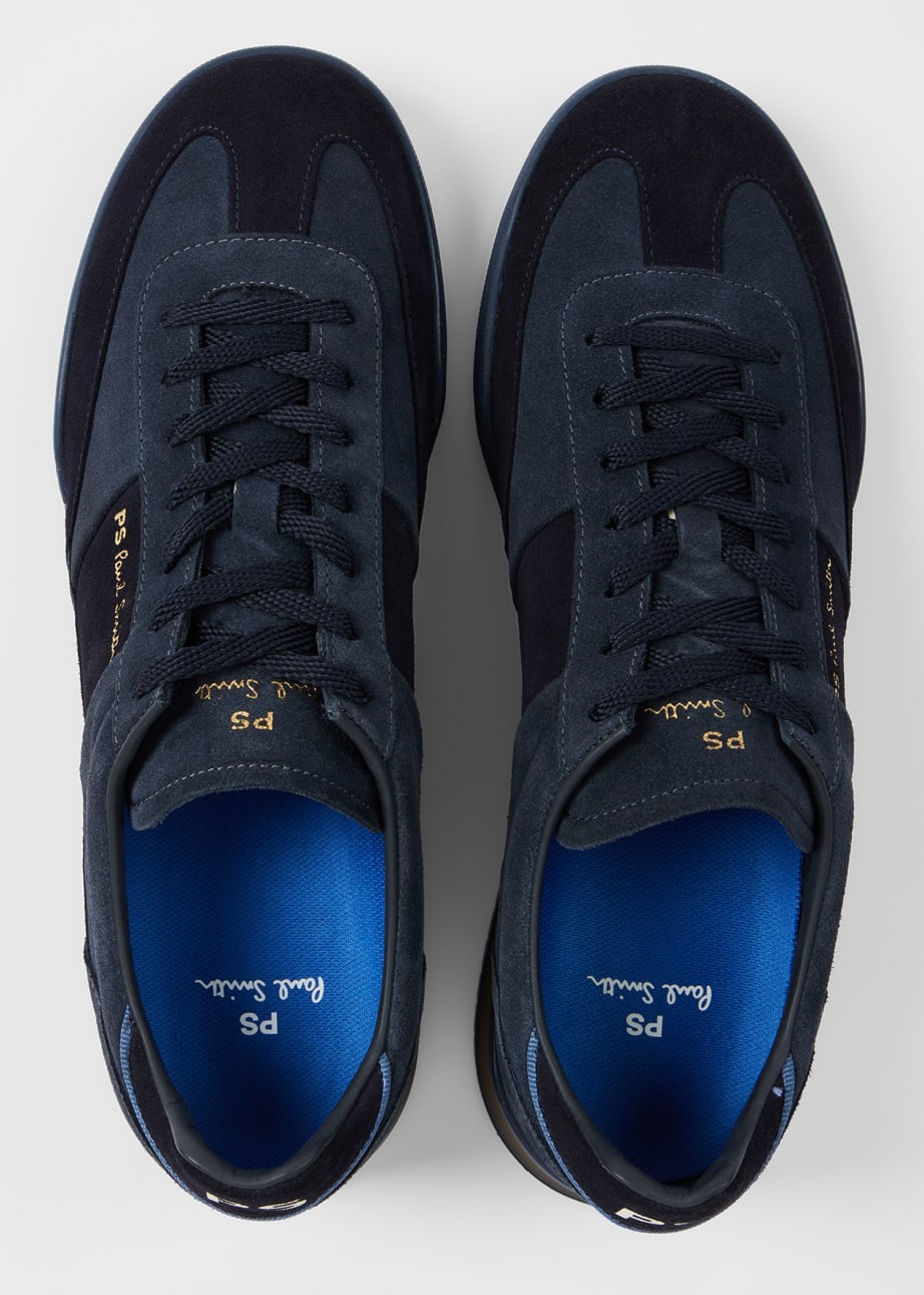 Men's Navy Suede 'Dover' Trainers