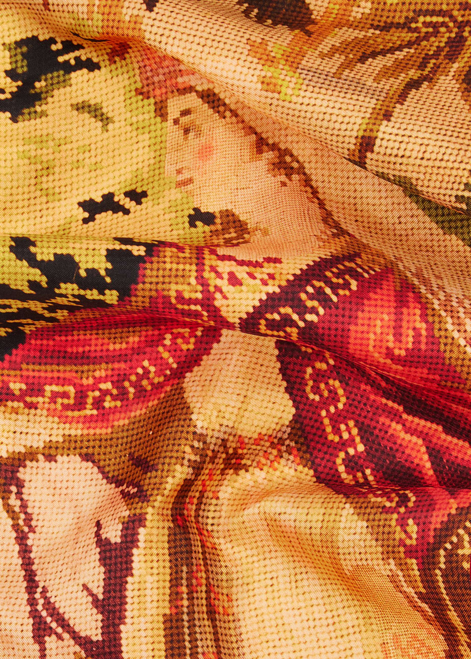 Daniel Hanson For Paul Smith - Tapestry Print Silk Scarf