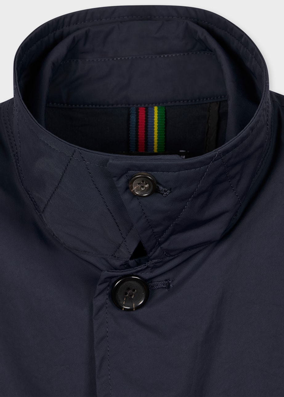 Men's Navy Lightweight Nylon Mac