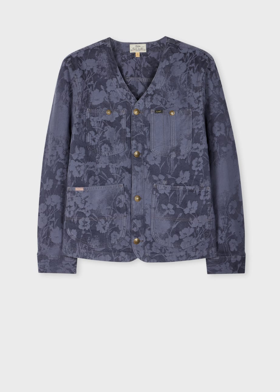 Men's Paul Smith + Lee® Jacquard Collarless Chore Coat