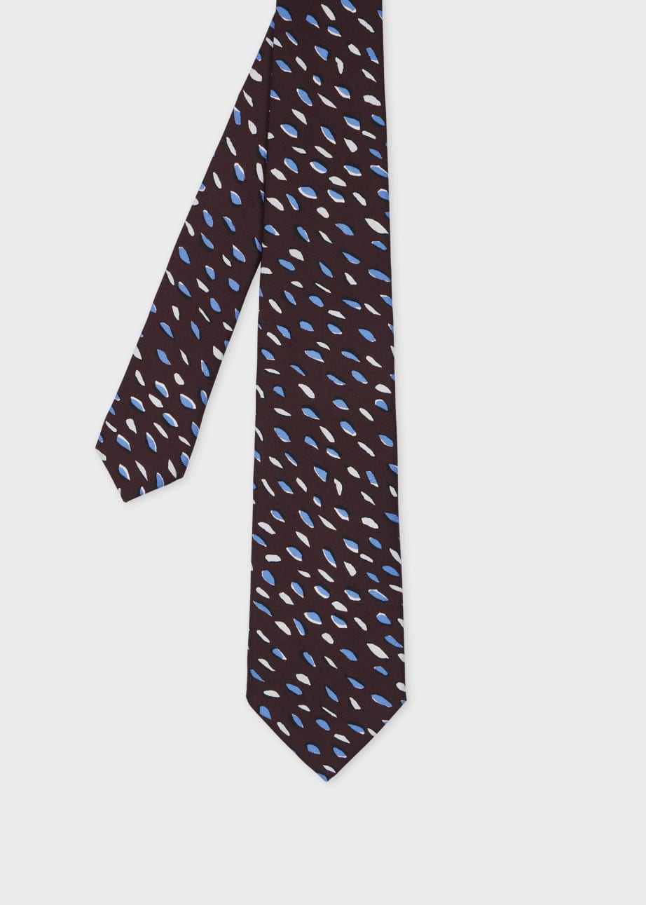 Men's Burgundy 'Screen Dance' Tie