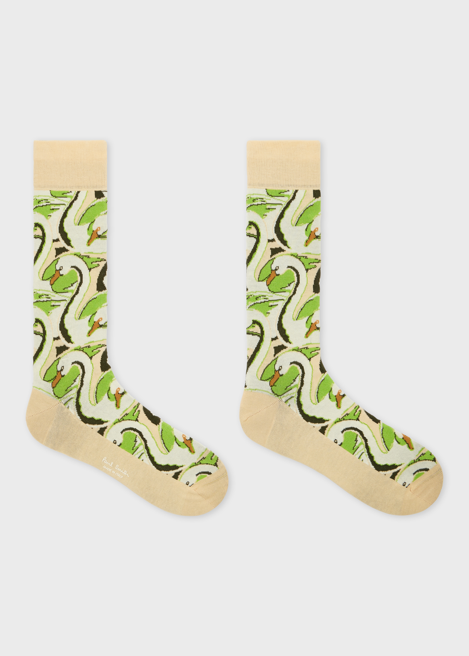 Paul Smith Beige 'Swan' Socks | King's Cross