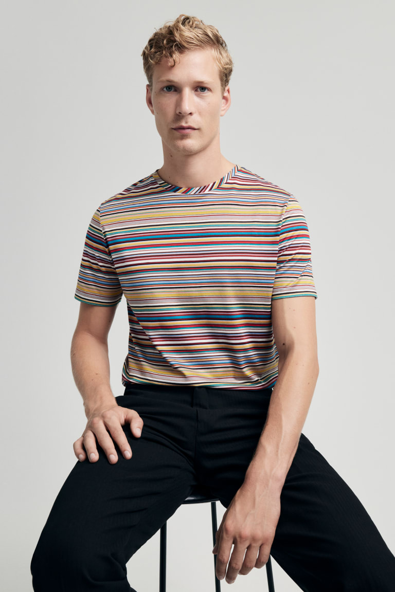 Designer Stripe T-Shirts For Men | Paul Smith