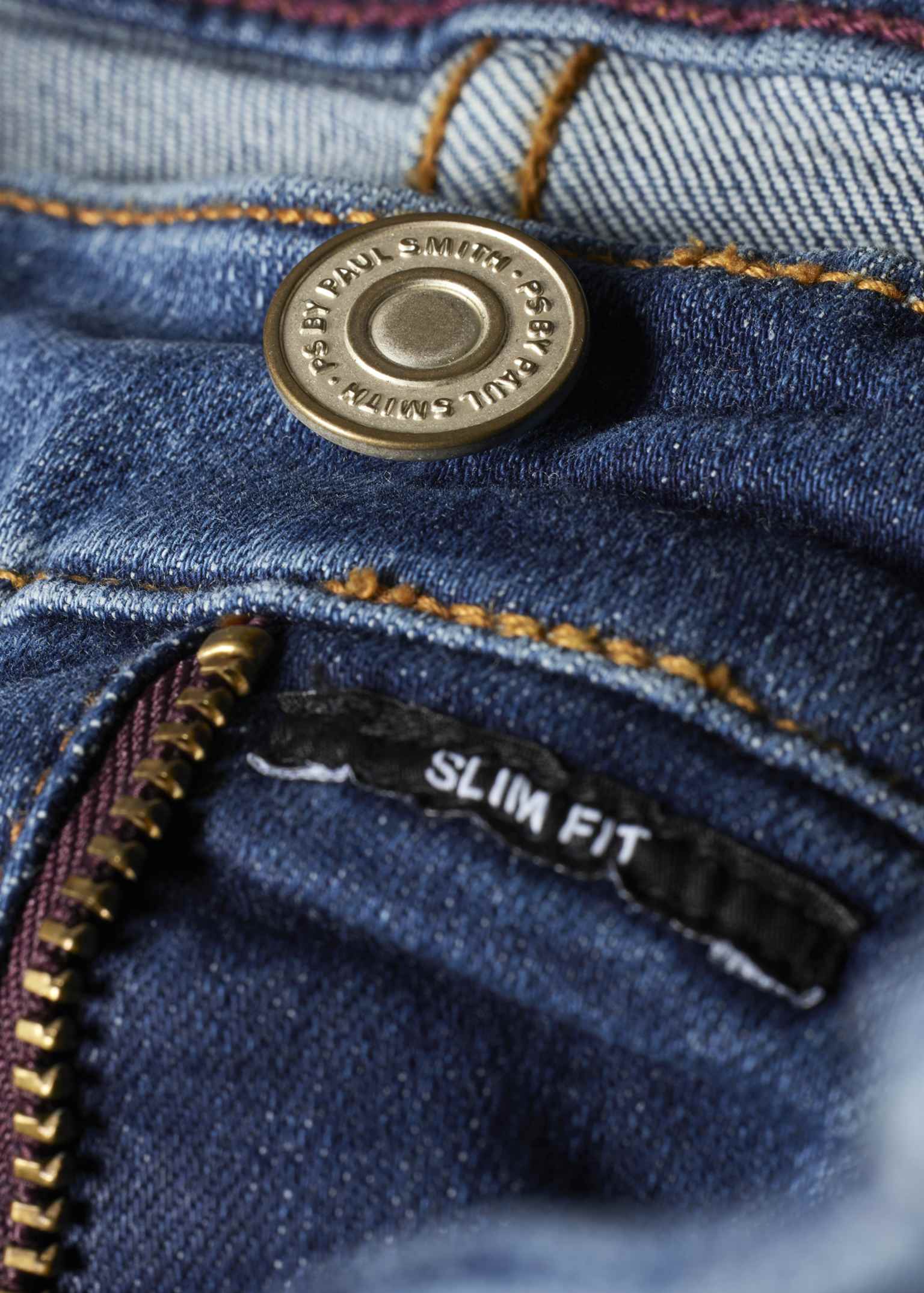 Men's Slim-Fit Blue Wash 'Organic Reflex Stretch' Jeans