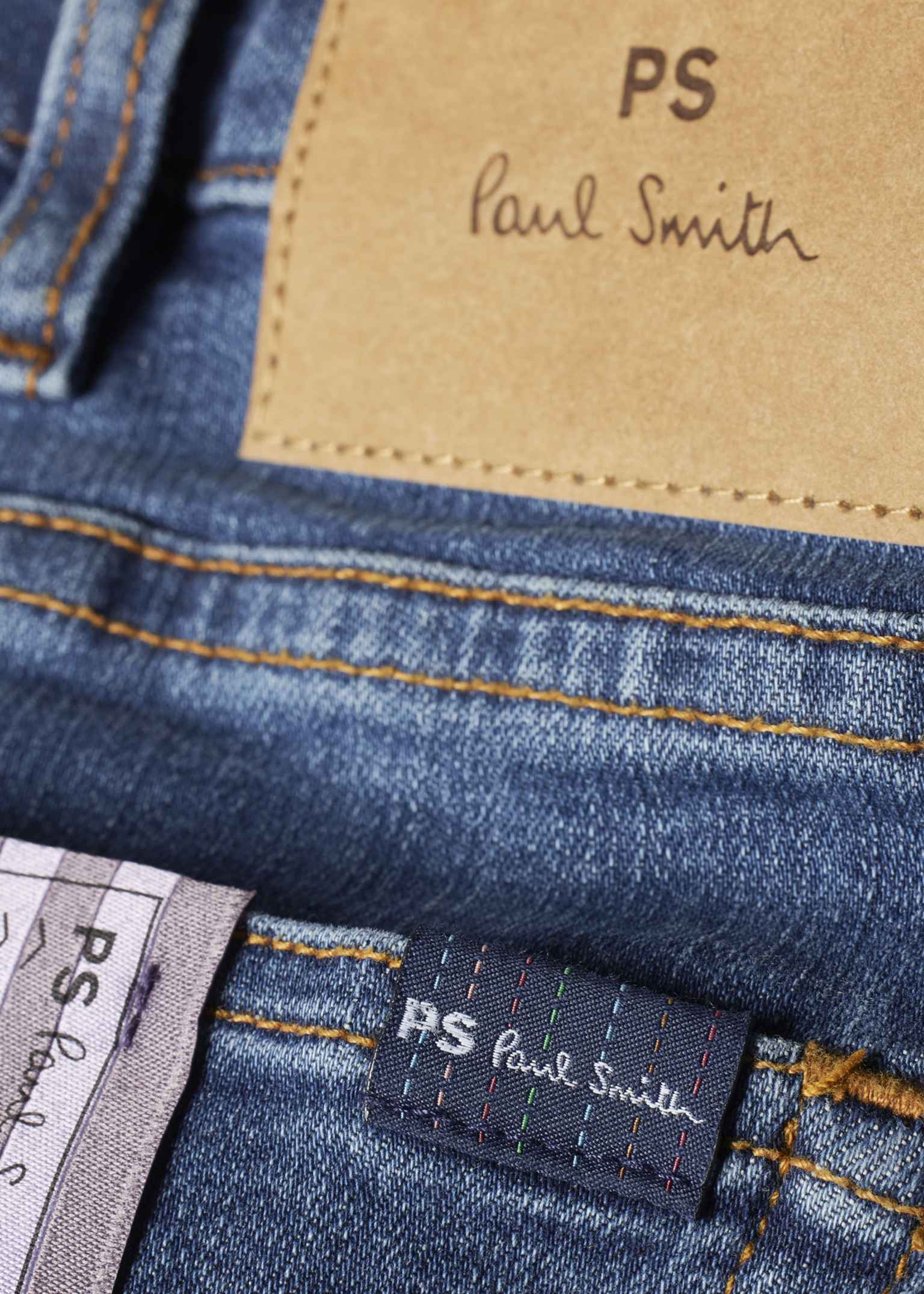 Men's Slim-Fit Blue Wash 'Organic Reflex Stretch' Jeans