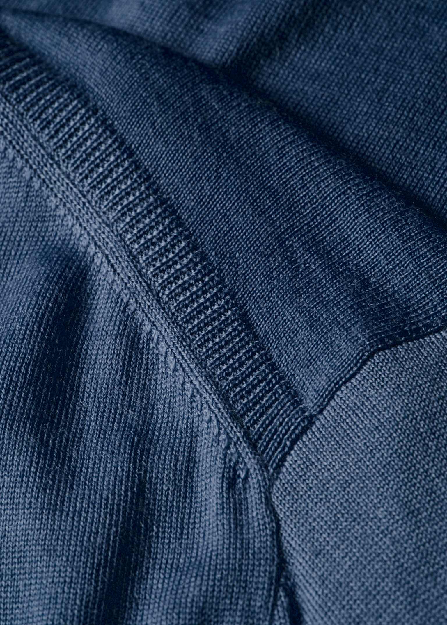 Men's Stone Blue Merino Wool Sweater