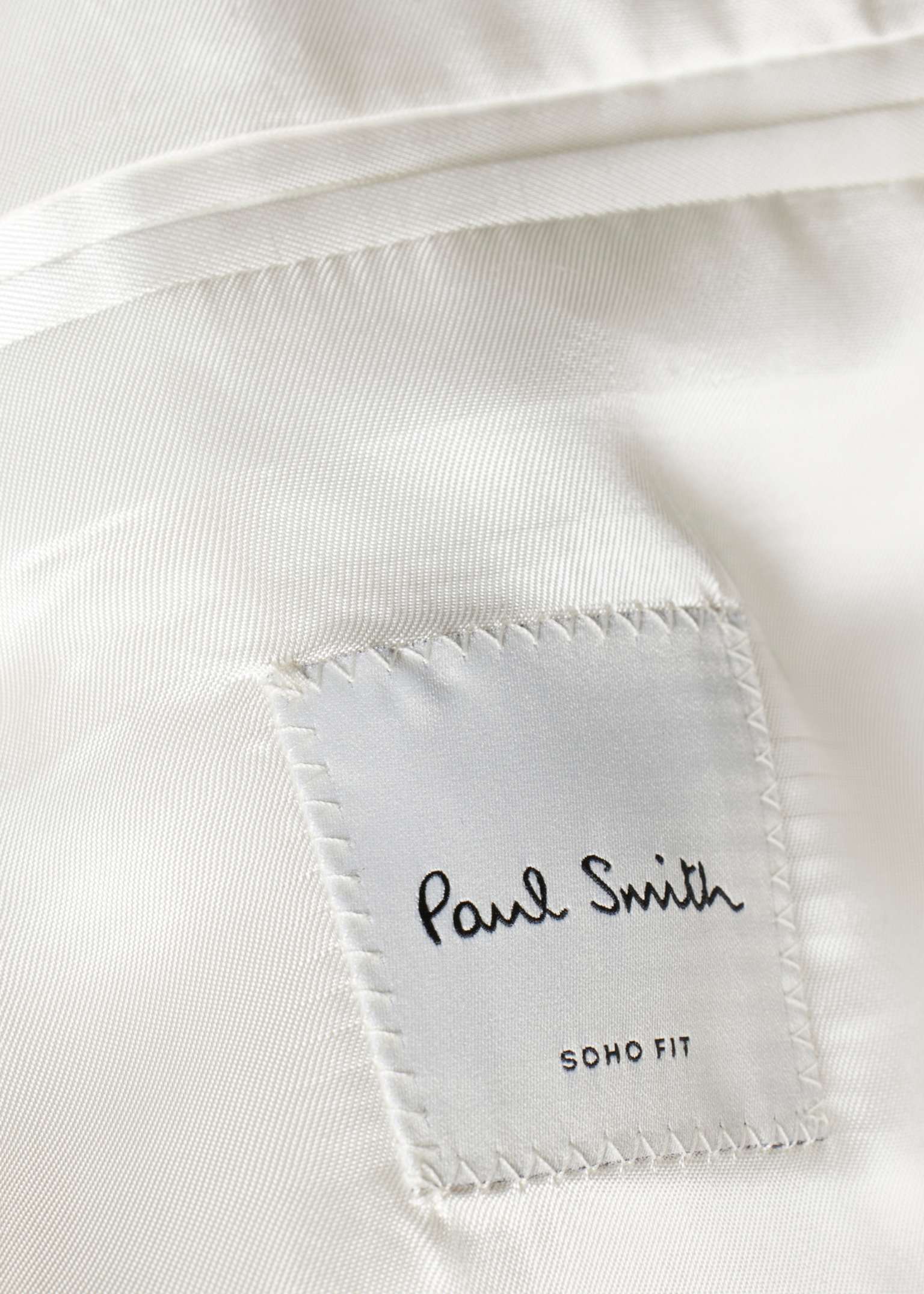 Men's Tailored-Fit Light Tan Linen And Wool-Blend Twill Suit