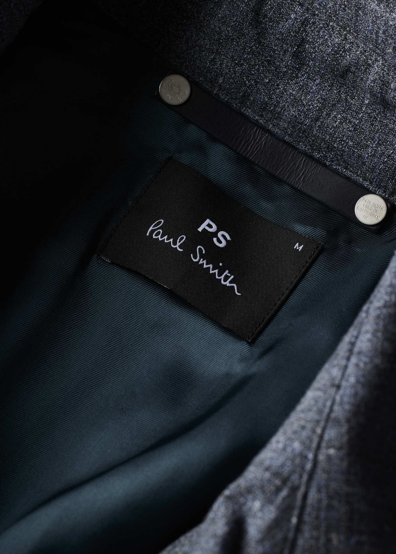 Men's Slate Blue Cotton-Linen Melange Jacket