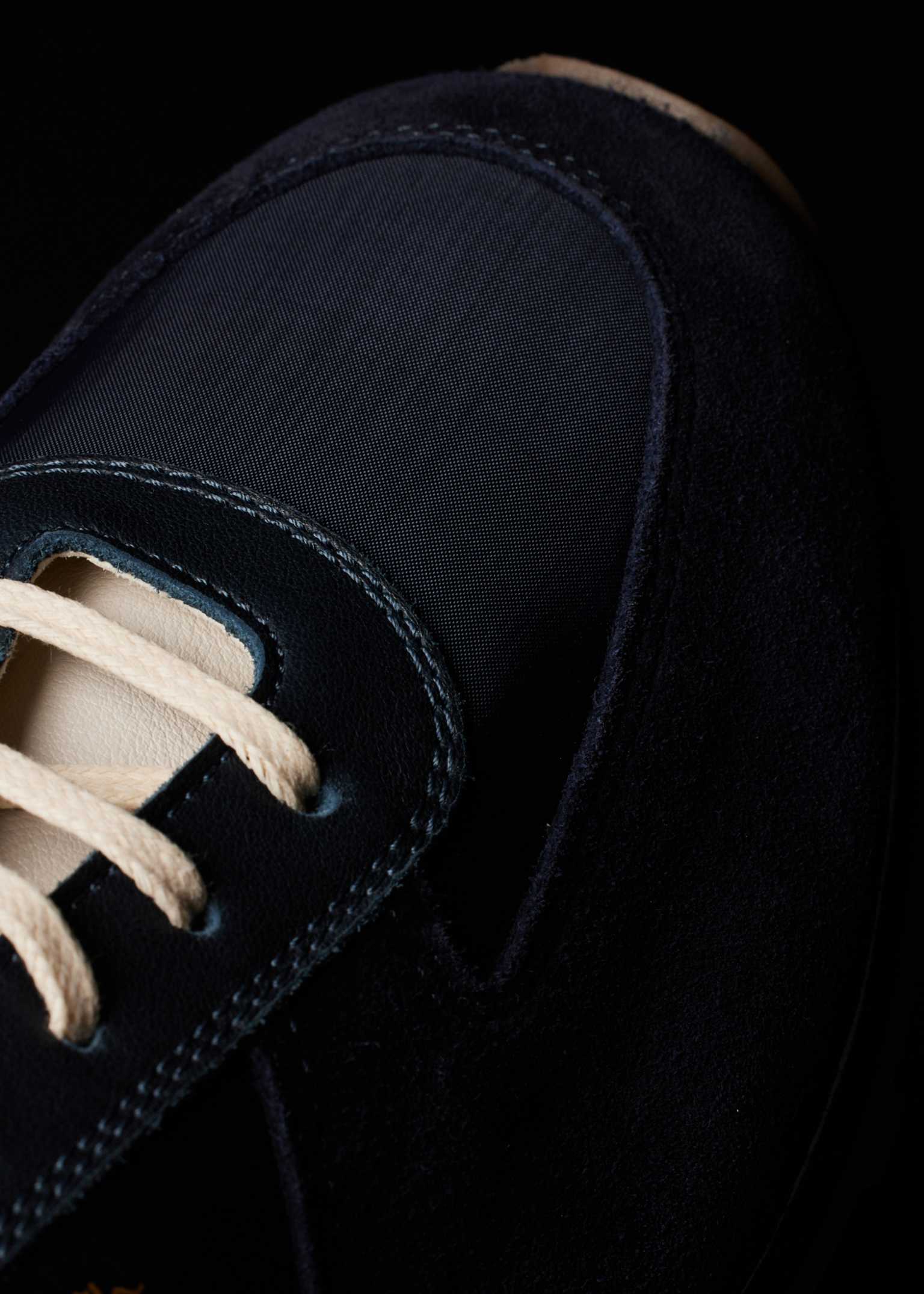 Men's Blue 'Velo' Mixed Retro Trainers